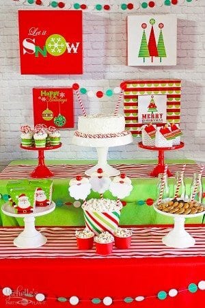How to Plan a Christmas Party for Kids plus EASY Santa Cookies ...