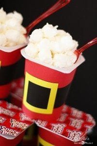 Ho, Ho, Ho! It's An Easy Santa Party with Snack Pack Pudding Cups ...