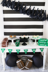 Football Snack Table Ideas for the Big Game - Michelle's Party Plan-It