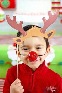 Easy Santa Cookie Photo Props - Michelle's Party Plan-It