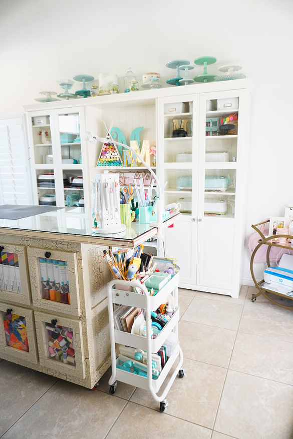Dream Craft Room Tour and Storage Ideas - Michelle's Party Plan-It