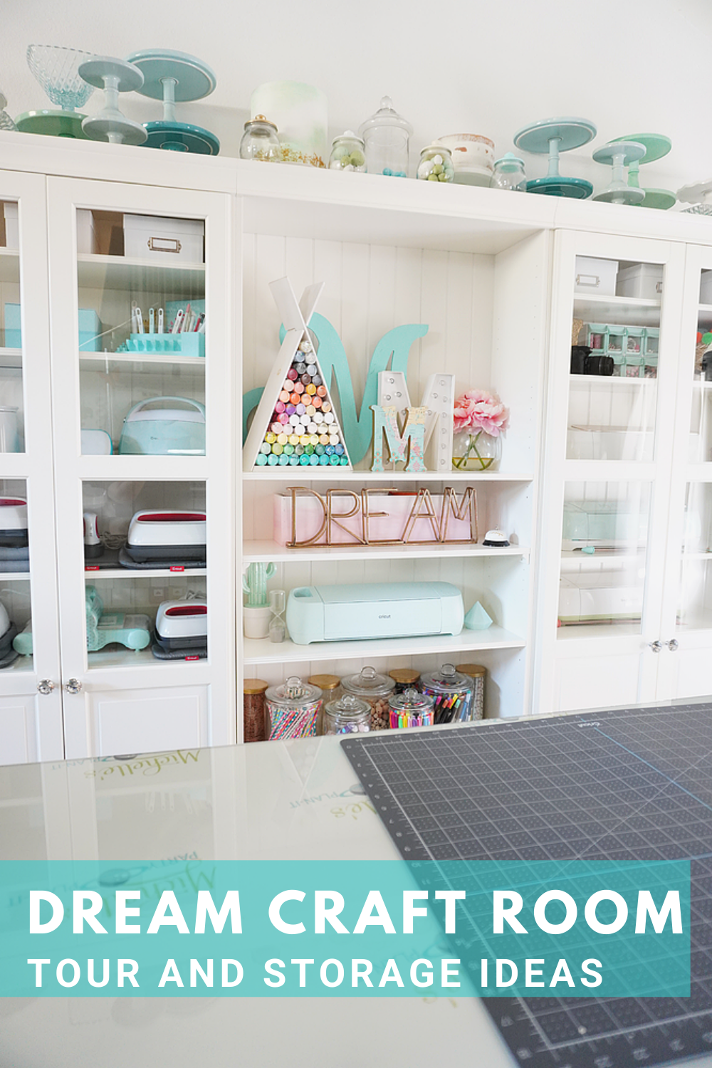 Dream Craft Room Tour and Storage Ideas - Michelle's Party Plan-It