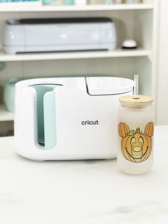 How To Sublimate Frosted Glass Can Tumblers With The Cricut Mug Press 