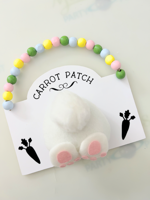 DIY Carrot Patch Dollar Tree Sign - Michelle's Party Plan-It