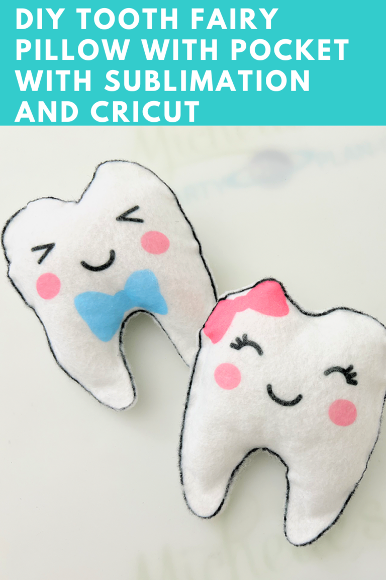 DIY Tooth Fairy Pillow with Pocket with Cricut - Michelle's Party Plan-It
