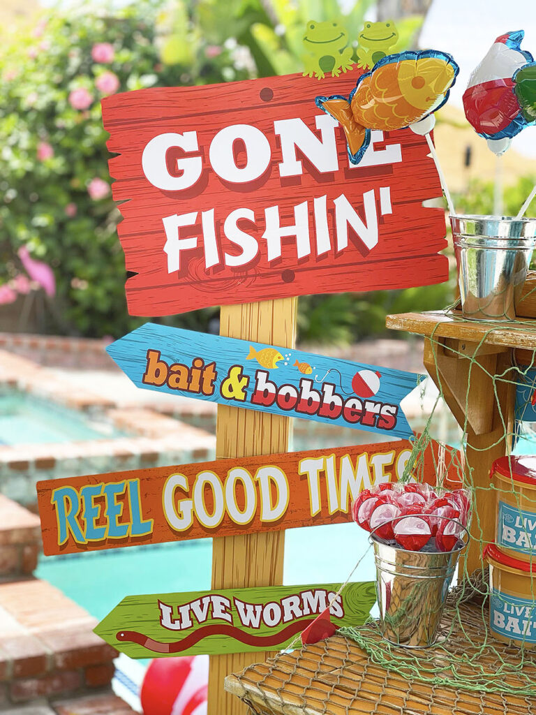 Party Supplies Picks Havercamp Gone Fishin' Party Picks - 24 Count Bass ...