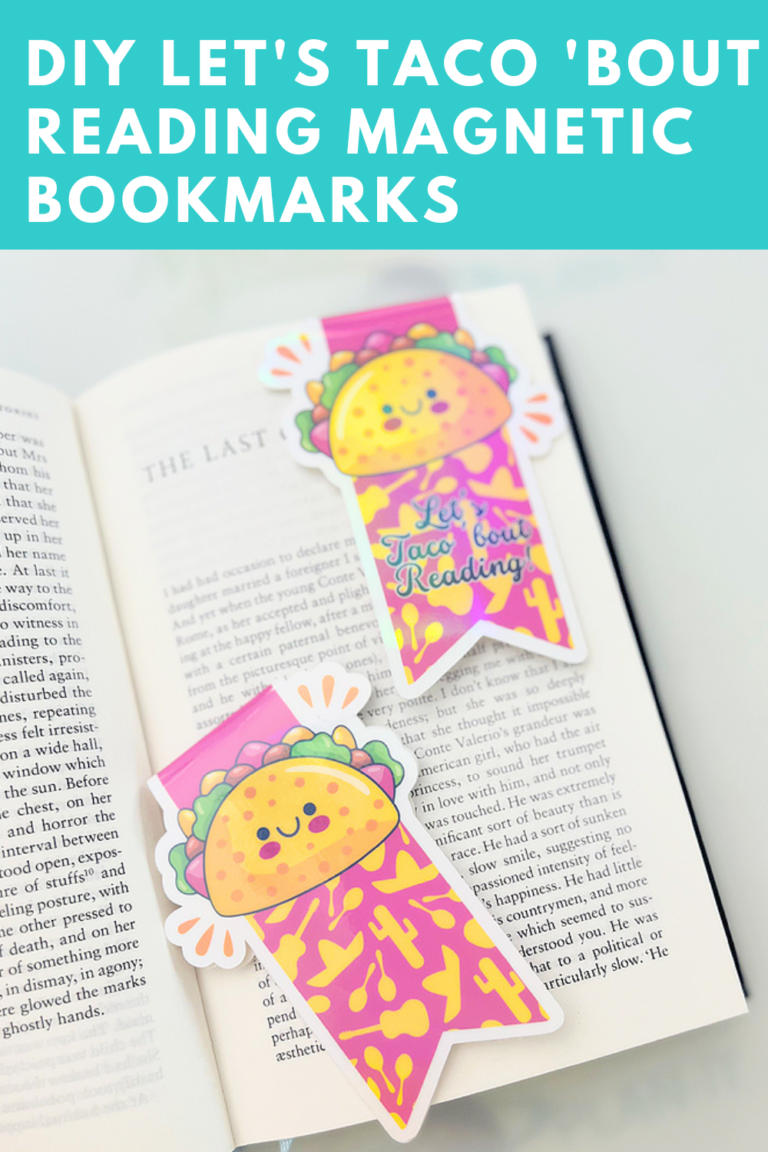 Let's Taco 'bout Reading DIY Magnetic Bookmarks - Michelle's Party Plan-It