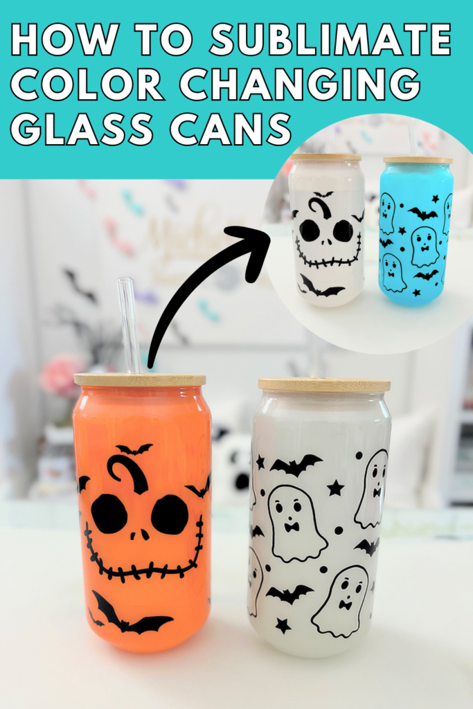 How to Sublimate Color Changing Glass Cans - Michelle's Party Plan-It