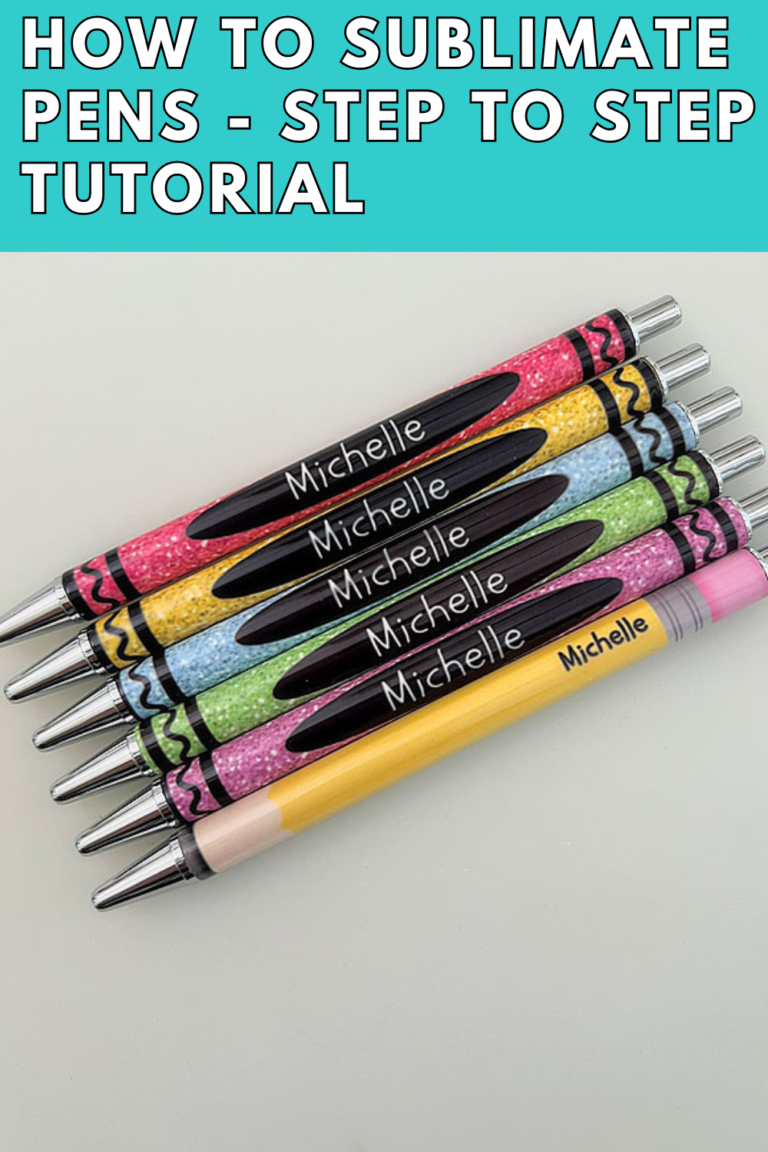 How to Sublimate Pens - Michelle's Party Plan-It