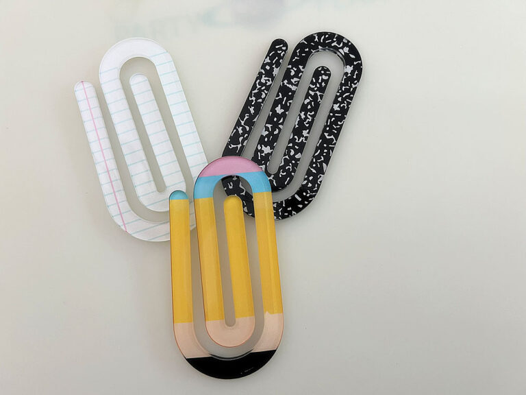 How to Sublimate Acrylic Paper Clips - Michelle's Party Plan-It