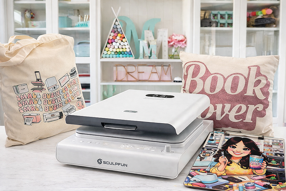 Review: The SCULPFUN H1 Auto Heat Press - Michelle's Party Plan-It